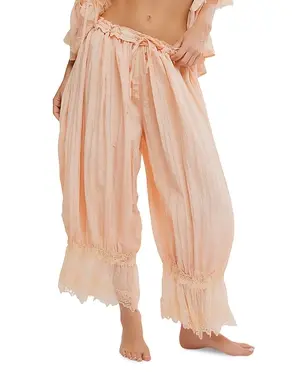 Free People Forever Young Sleep Pants Peach Pit
