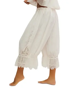 Free People Forever Young Sleep Pants - White Alyssum