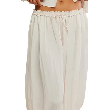 Free People Forever Young Sleep Pants - White Alyssum