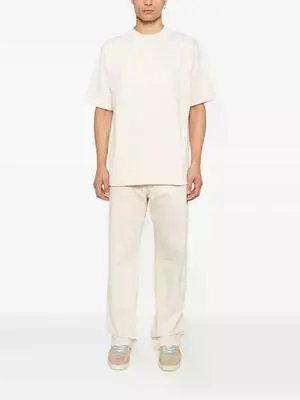 RHUN Logo-embroidered Crew-neck T-shirt
