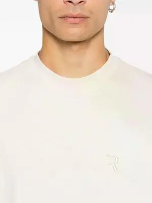 RHUN Logo-embroidered Crew-neck T-shirt