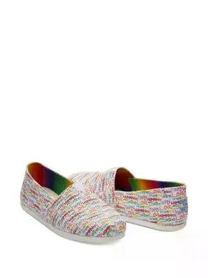 Toms Rainbow Print Espadrilles