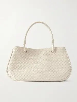 Bottega Veneta Basket Medium Intrecciato Leather Tote