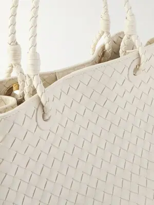 Bottega Veneta Basket Medium Intrecciato Leather Tote