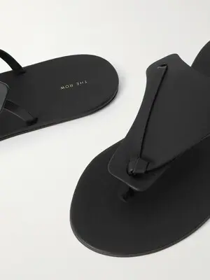 THE ROW Helena Leather Flip Flops