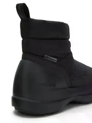 Moon Boot Mezzaluna Padded Quilted Boots - Black