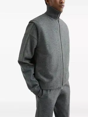 JIL SANDER Wool Gilet - Grey