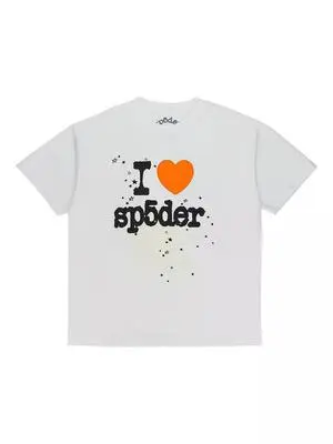 SP5DER Graphic Print T-shirt - White