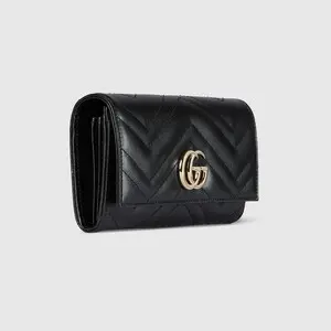 Gucci Gg Marmont Continental Wallet Leather