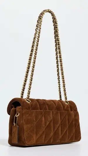 COACH Quilted Suede Tabby Shoulder Bag