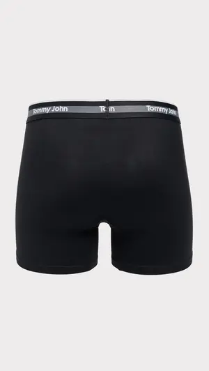 Tommy John Comfort Micro 4 Boxer Briefs 3 Pack - Black