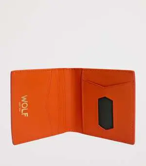 Wolf Signature Id Card Case - Orange
