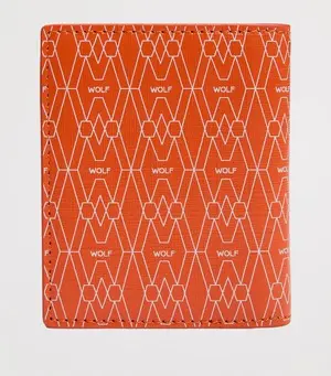 Wolf Signature Id Card Case - Orange