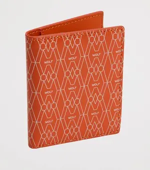 Wolf Signature Id Card Case - Orange