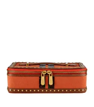 Wolf Ida Travel Zip Jewellery Case - Orange