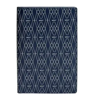 Wolf Vegan Signature Passport Sleeve - Blue