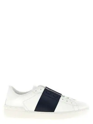 Valentino Garavani Open' Leather Sneakers - Blue