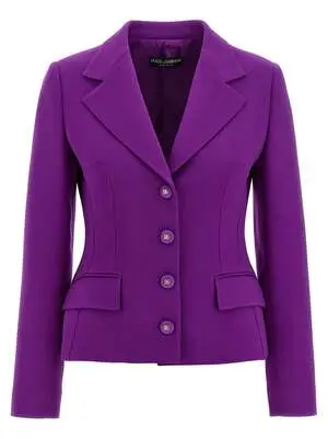 Dolce & Gabbana Dolce Single-breasted Blazer - Purple