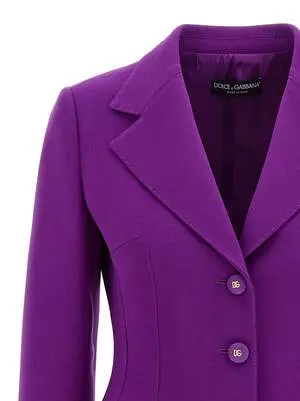 Dolce & Gabbana Dolce Single-breasted Blazer - Purple