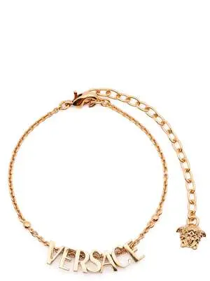 Versace Logo Bracelet - Gold
