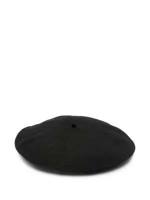 Emporio Armani Wool Basque Hat - Black