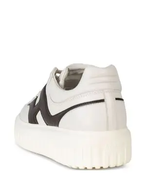 HOGAN PRE H Stripes Leather Sneakers