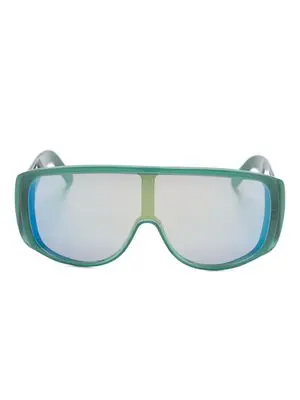 MAISON MARGIELA Mask Sunglasses - Green