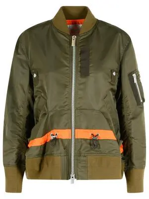 Sacai Nylon Bomber Jacket - Green