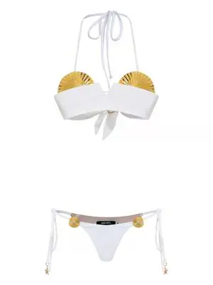 AMIR SLAMA Bustier-style Bikini Set - White