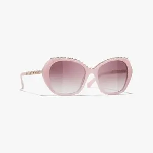 Chanel Butterfly Sunglasses - Light Pink