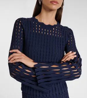 Simkhai Open-knit Top