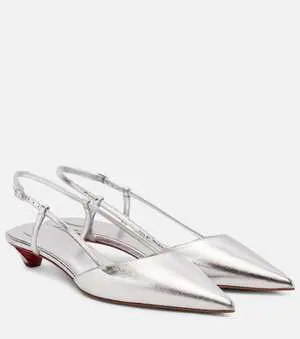 Silver Pumps