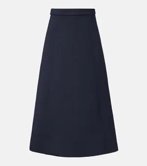 Navy Midi Skirts
