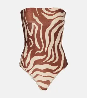 Johanna Ortiz Alta Mar Printed Swimsuit Multicoloured