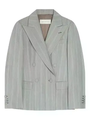 Dries Van Noten Pinstripe Double-breasted Blazer