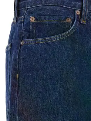 AGOLDE Wide-leg Cotton-blend Jeans