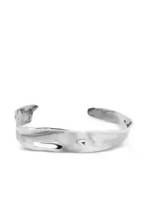 Dries Van Noten Hammered Cuff Bracelet