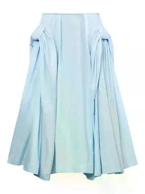 Simone Rocha Panelled Pleated Midi Skirt