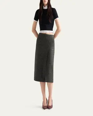 Prada Cashmere Crop Sweater