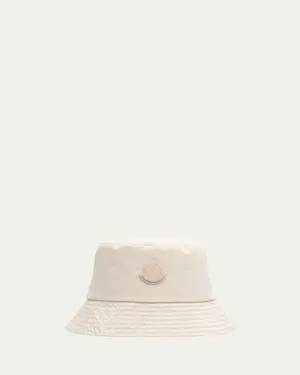Moncler Reversible Bucket Hat - Natural