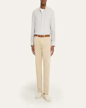 Officine Générale Cotton Twill Five-pocket Straight Fit Pants