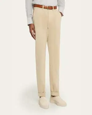 Officine Générale Cotton Twill Five-pocket Straight Fit Pants