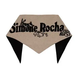 Simone Rocha Daisy Scarf Beige
