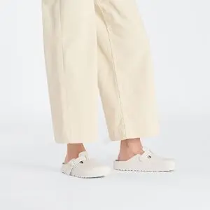 BIRKENSTOCK Boston Eva Clogs - Eggshell