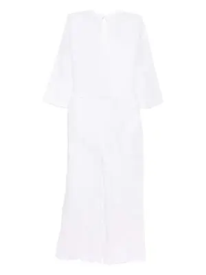 JAMES PERSE Belted Linen Jumpsuit