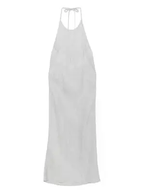 JAMES PERSE Halter Linen Dress - Grey