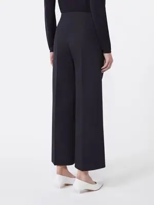 Max Mara Cropped Trousers With Leather Strap