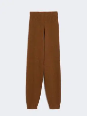 Max Mara Camel Yarn Jogging Trousers