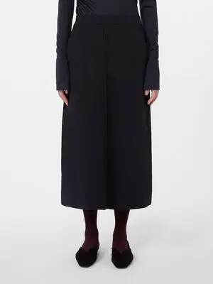 Max Mara A-line Viscose And Wool Skirt