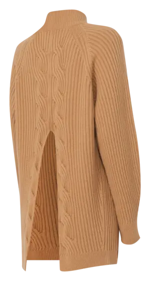 Max Mara Wool And Cashmere Cable-knit Jumper